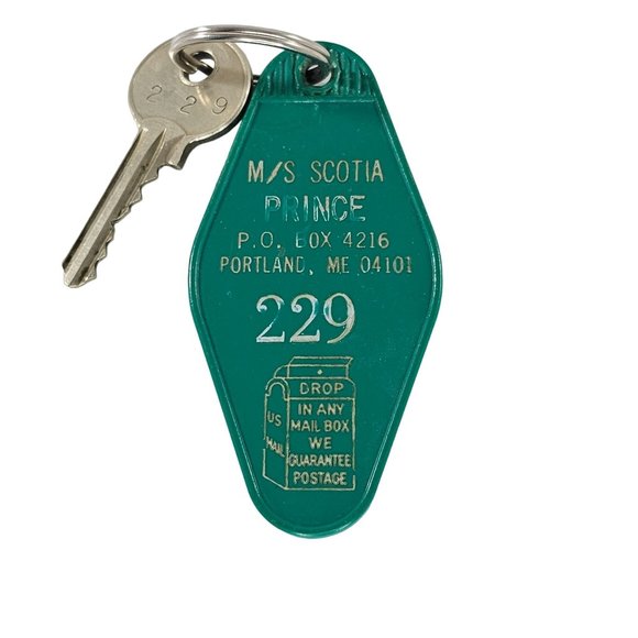 Accents | Defunct Ms Scotia Prince Cruise Ship Room Key Fob Portland ...
